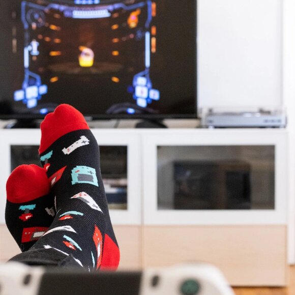 Lavely | Underwear & Socks | By Lavely Id Rather Be Gaming Crew Length ...
